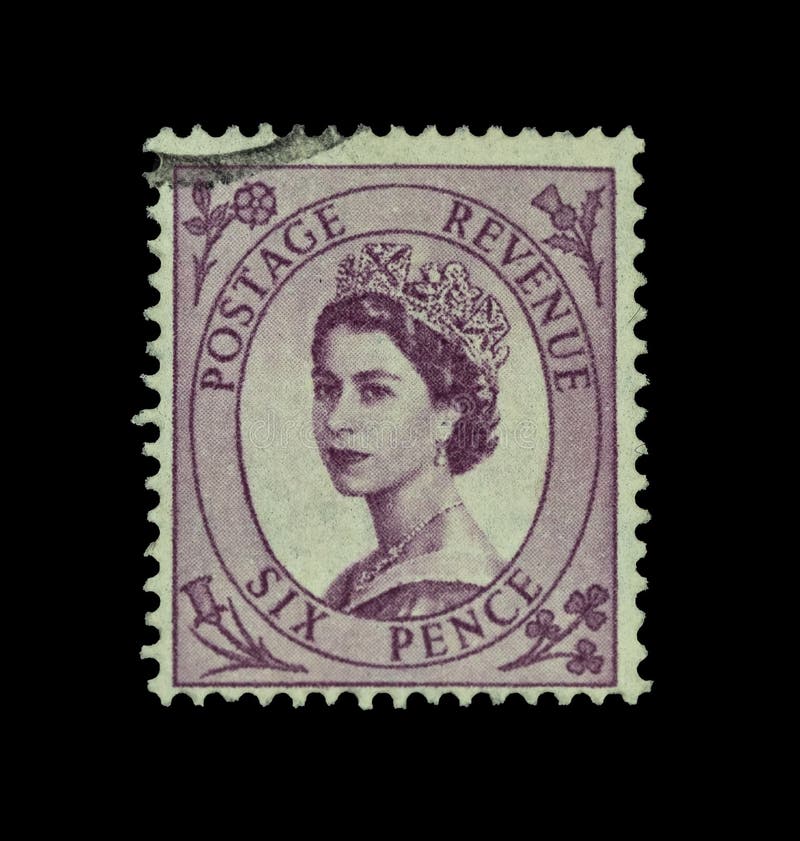 Colourful British Postage Stamps Editorial Photography - Image of ...