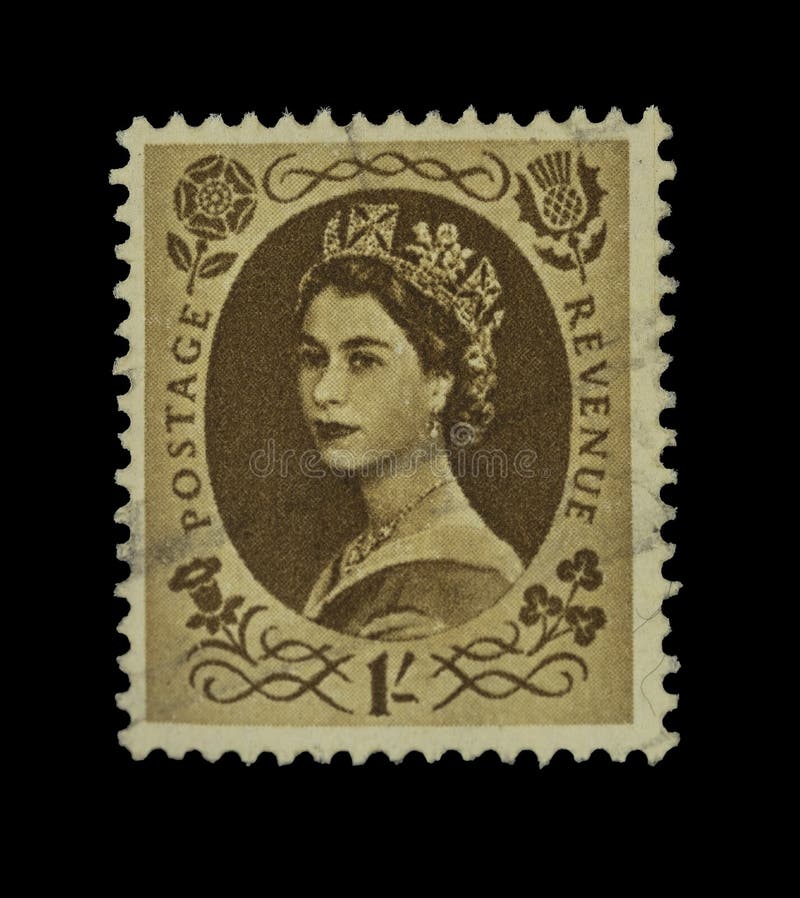 Colourful British Postage Stamps Editorial Image - Image of view, mail ...