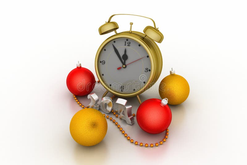 Colourful Bubble with Alarm Clock Stock Illustration - Illustration of ...