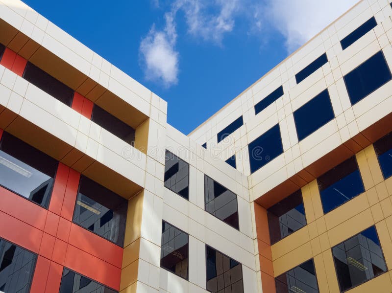 Colourful building blocks stock image. Image of city - 32087967