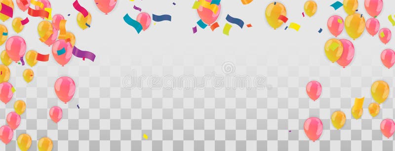 Colourful Bursting Celebration Balloons Stock Vector - Illustration of ...