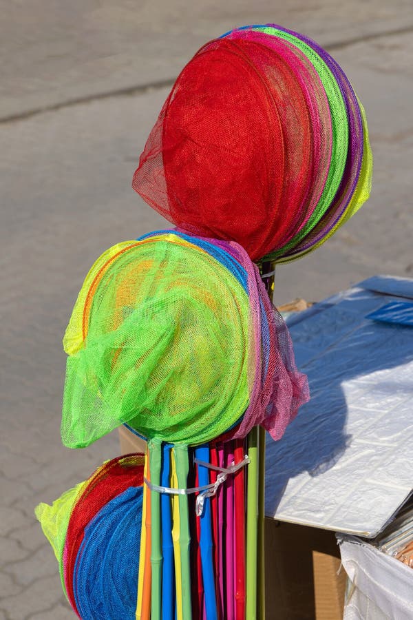 Colourful Butterfly Nets stock photo. Image of nets - 243776996
