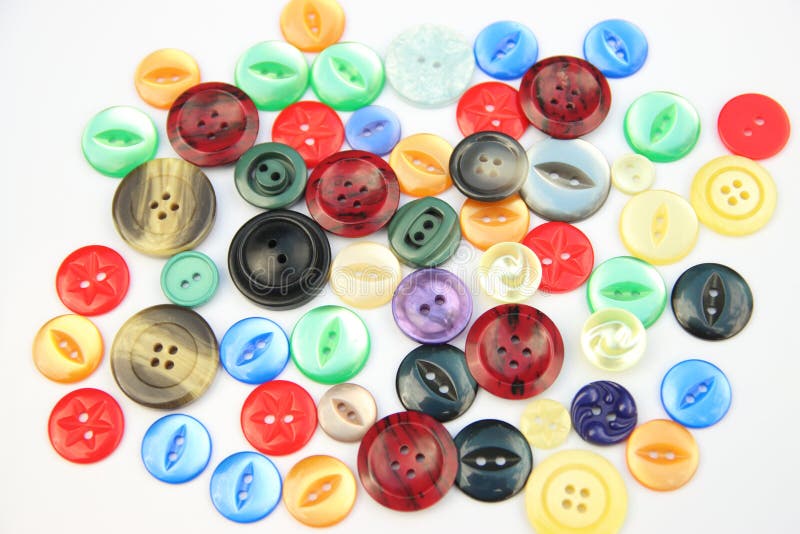 Colourful buttons stock image. Image of white, colours - 196425231