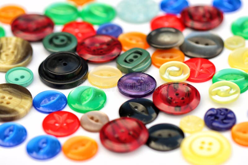 Colourful buttons stock photo. Image of fabric, plenty - 196424272