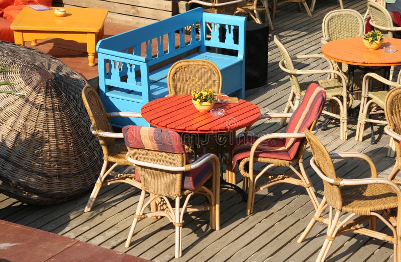 Colourful Cafe stock photo. Image of background, eating - 2217806