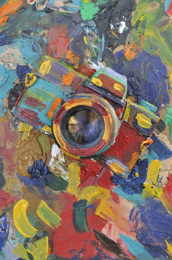 Colourful camera stock image. Image of closeup, colorful - 21067353