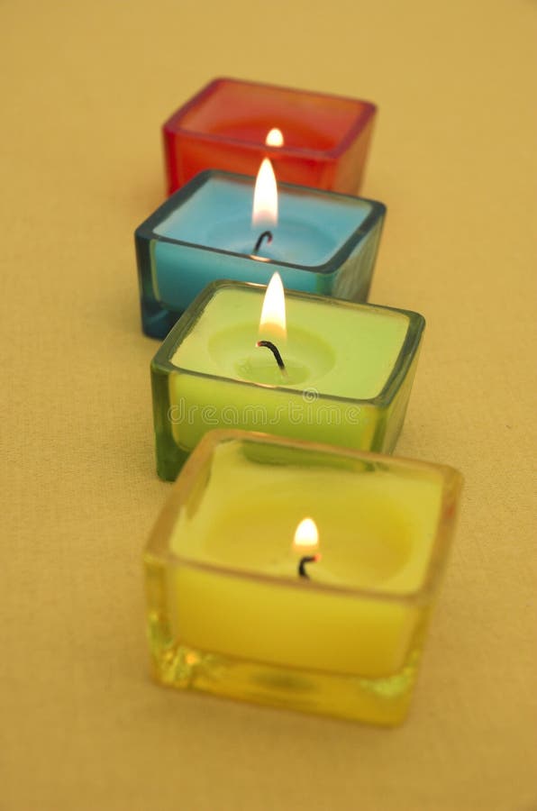 Colourful candles stock photo. Image of color, decor, greeting - 1252098