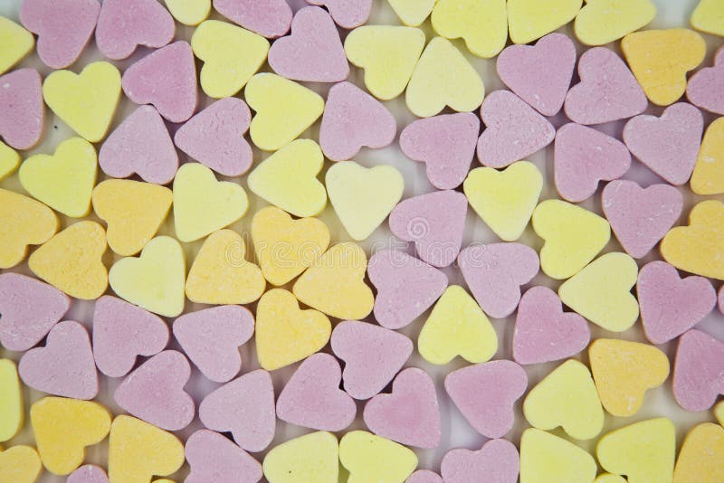 Candy Hearts Lines stock photo. Image of colorful, distingerating ...