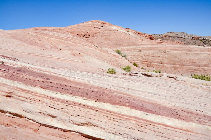 Candy Limestone Wave Formation at Valley of Fire Stock Photo - Image of ...