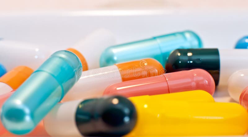 Colourful capsules stock photo. Image of healthcare, cure - 39016518