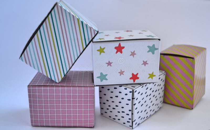 Patterned Cardboard Background Stock Photo - Image of diagonal ...