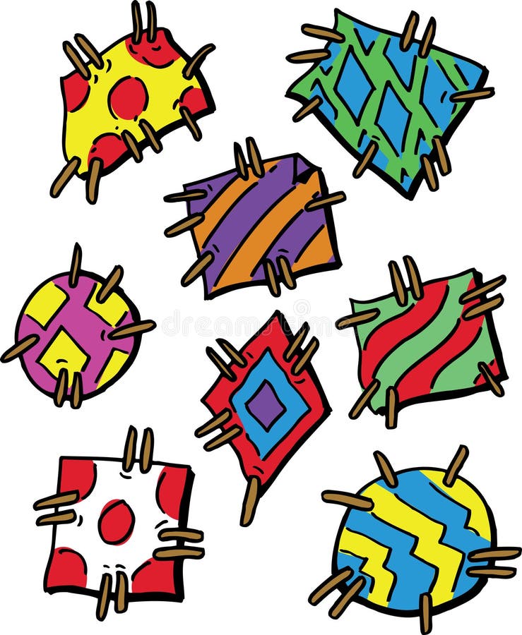 Cartoon Style Paint Splat Vector Illustration Stock Vector ...