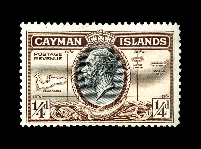 Colourful Cayman Islands Postage Stamps Editorial Image - Image of ...
