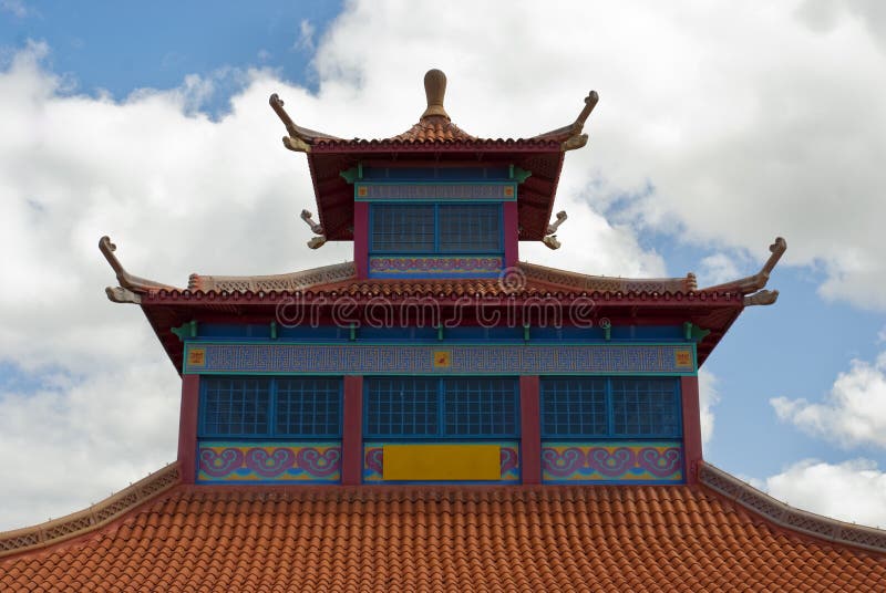 Colourful Chinese building stock photo. Image of culture - 45727226