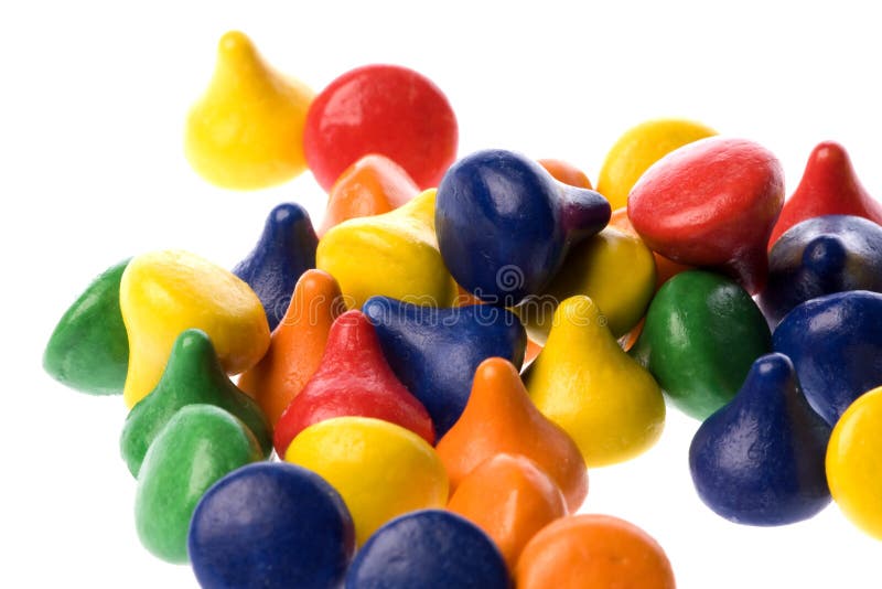 Colourful Chocolate Candies Stock Photo - Image of tidbits, chewies ...