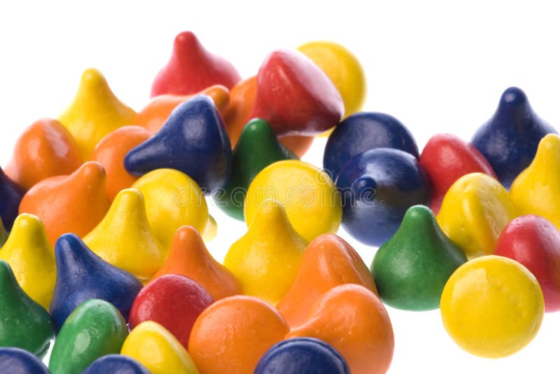 Colourful Chocolate Candies Stock Photo - Image of chocolate, isolated ...