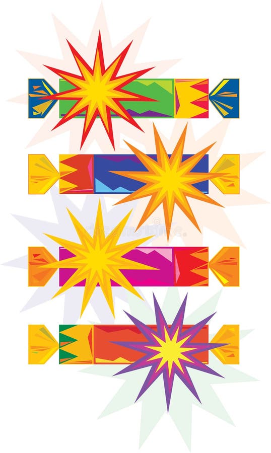 Christmas Crackers stock vector. Illustration of holiday - 43251