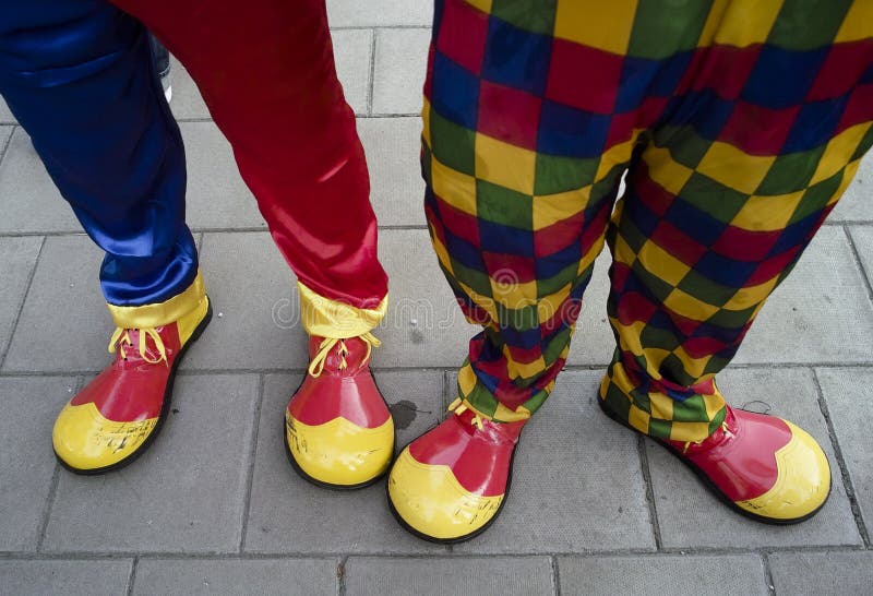 Colourful Clown Feet stock photo. Image of colorful, bonzo - 13203756