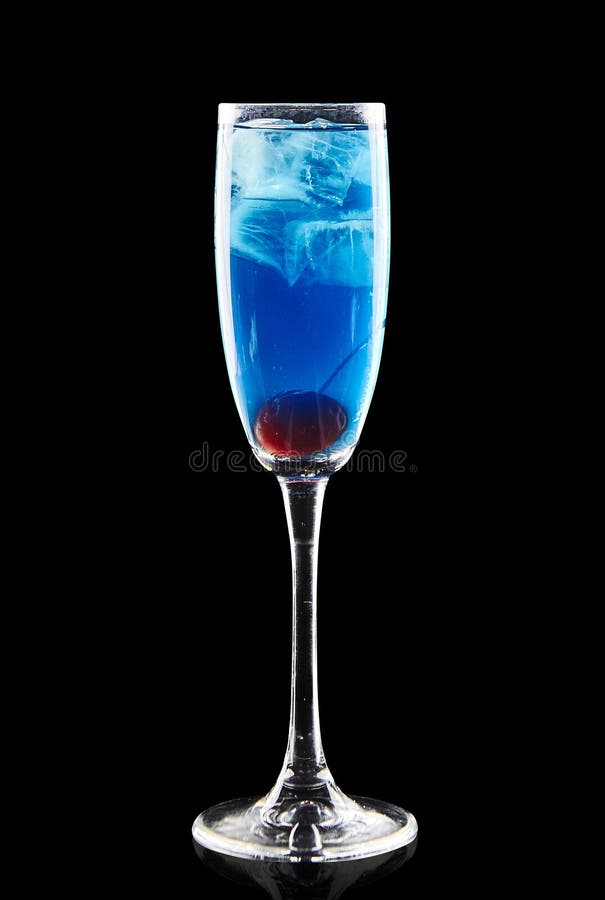 Colourful Cocktail on the Black Background Stock Photo - Image of ...