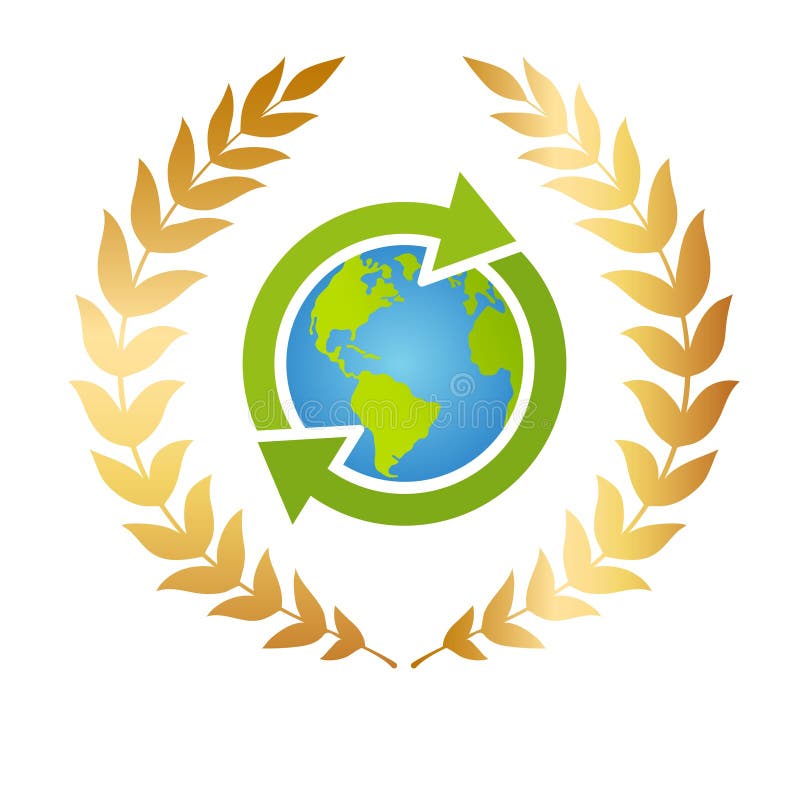 Colourful Community Recycle Circle. Stock Illustration - Illustration ...