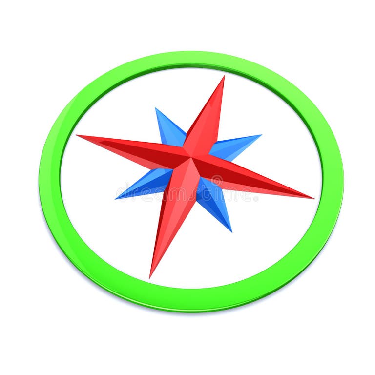 Compass Rose Colourful Stock Illustrations – 41 Compass Rose Colourful ...