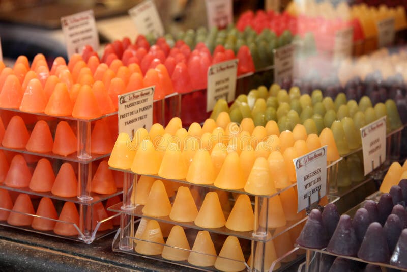 Colourful Cuberdons editorial photo. Image of brussel - 59186146