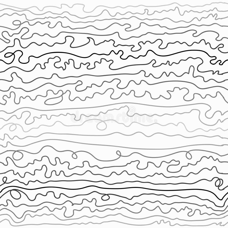 Colourful curved lines. stock vector. Illustration of black - 70379456