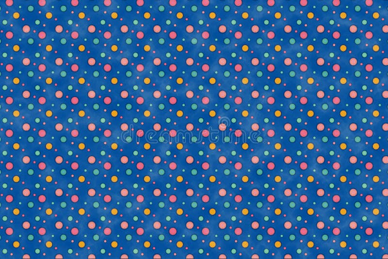 Colourful Dashed Circle with Paper Textured on Blue Background Stock ...