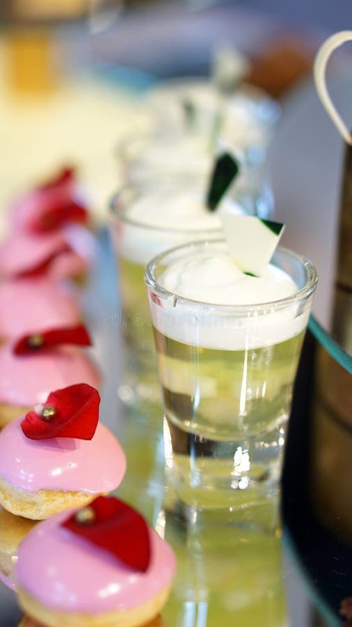 Colourful dessert buffet stock image. Image of green - 44916749