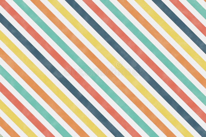 Colourful Diagonal Stripe Pattern Stock Illustration - Illustration of ...