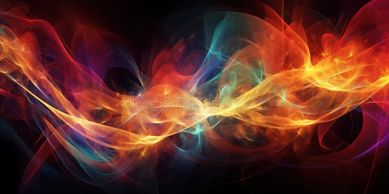 Colourful Digital Background Pattern of Future Stock Illustration ...