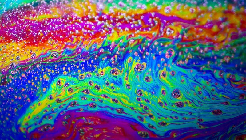 A Colourful Dramatic Sea Wave Image with Bright Colours Stock ...