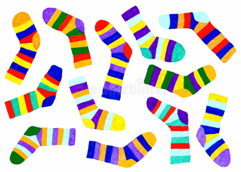 Gel Pen Drawing of a Patterned Semi Circle. Stock Illustration ...