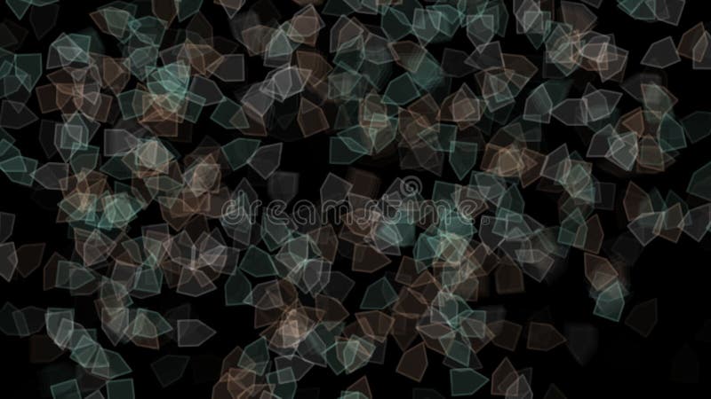 Colourful Falling Pentagon Shapes Stock Footage - Video of flow ...