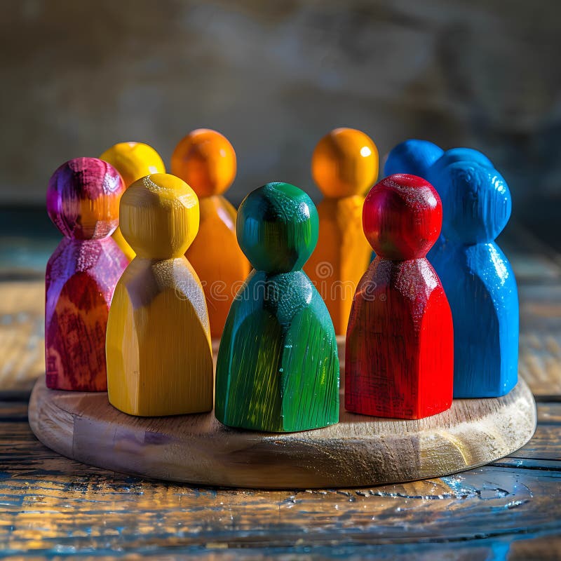 Colourful Figures in Different Colours Generated by Artificial ...