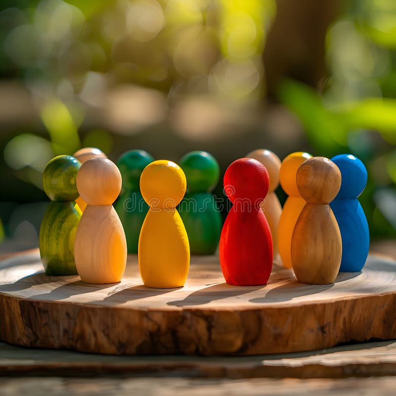 Colourful Figures in Different Colours Generated by Artificial ...