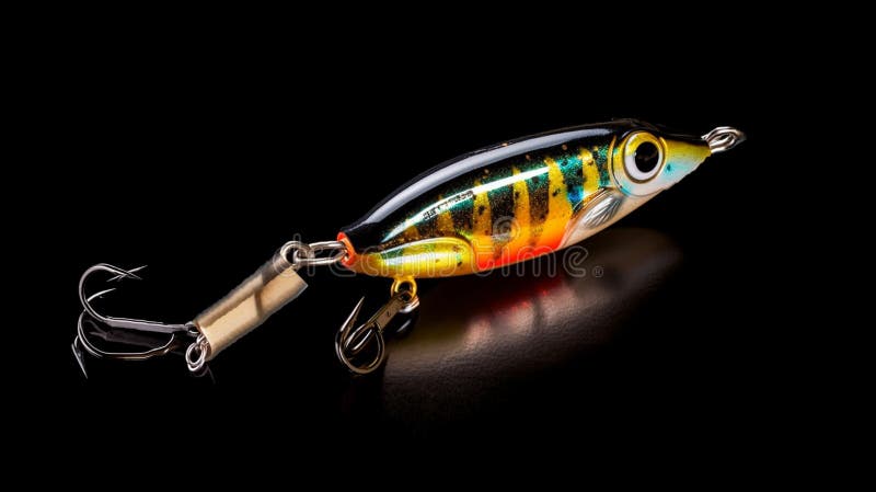 Colourful Fishing Lure Generative AI Illustration Stock Illustration ...