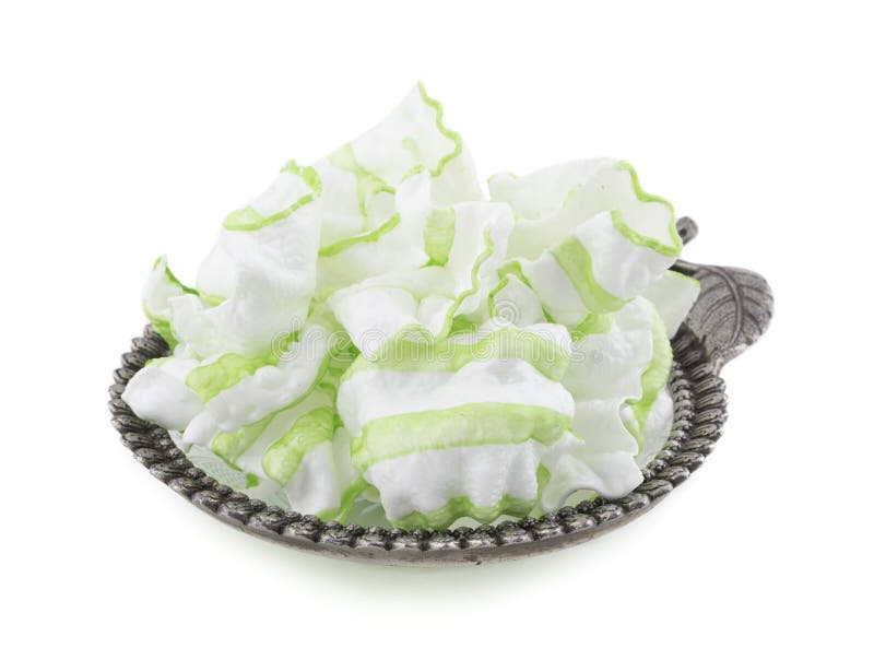 Colourful Fried Puff Snack stock image. Image of crispy - 158329825