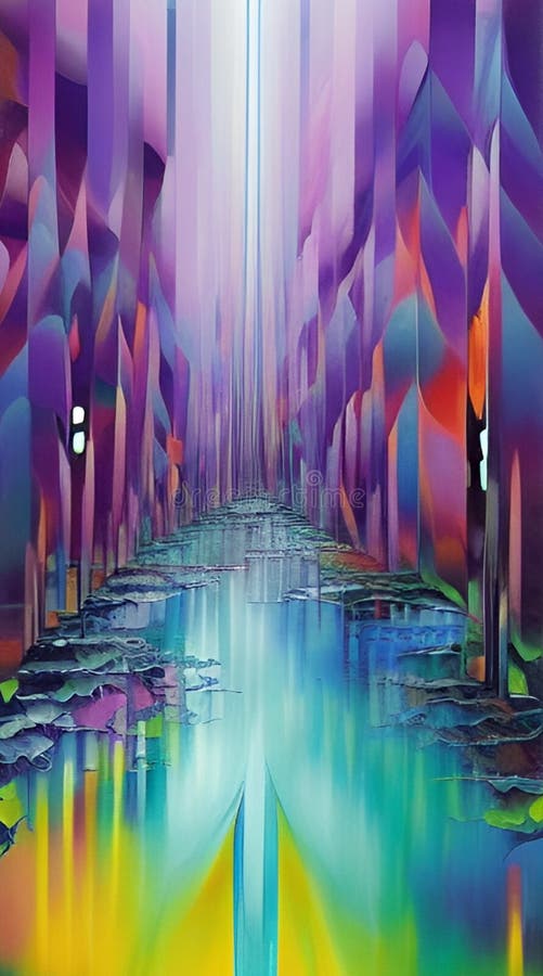 Colourful Geometric Background with Fluid Shape Composition ...