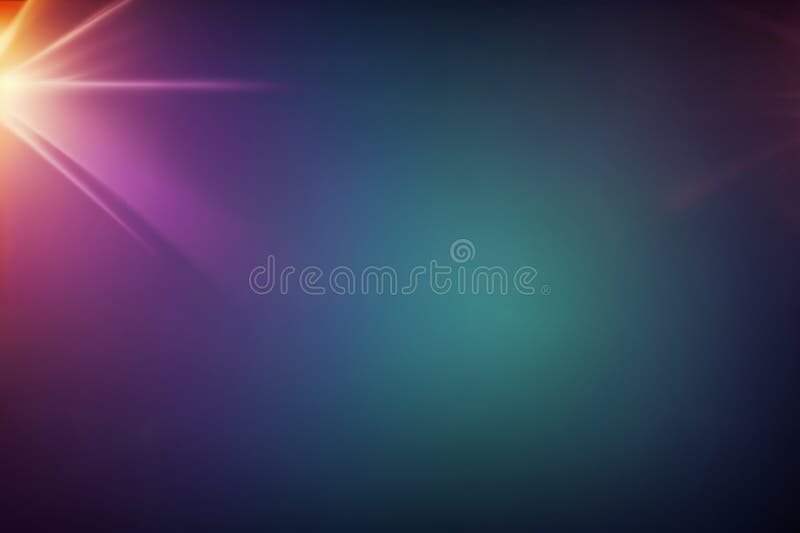 Colourful Glare on a Dark Background Stock Illustration - Illustration ...
