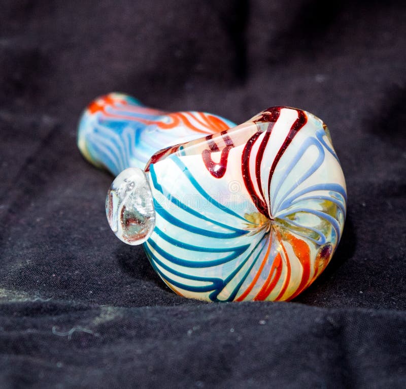 Colourful Glass Pipe stock image. Image of isolated, marijuana - 45057003