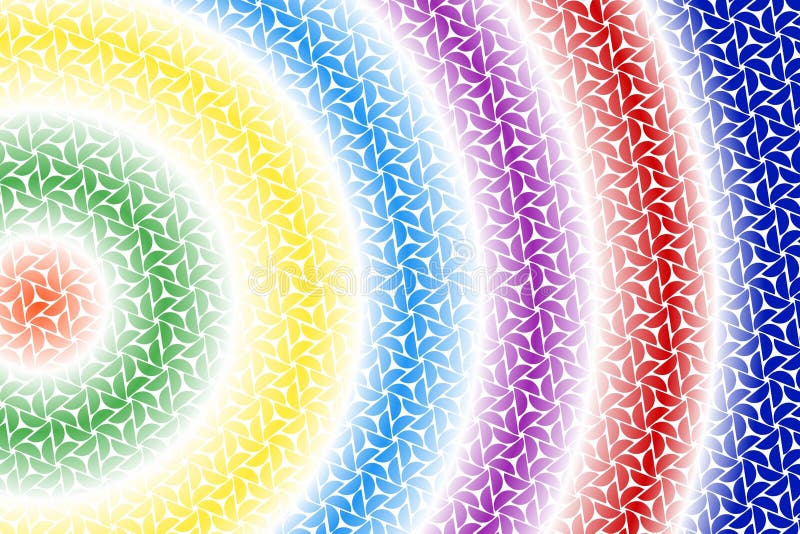 Colourful Gradient Circle Pattern of Traditional Batik Ethnic for ...