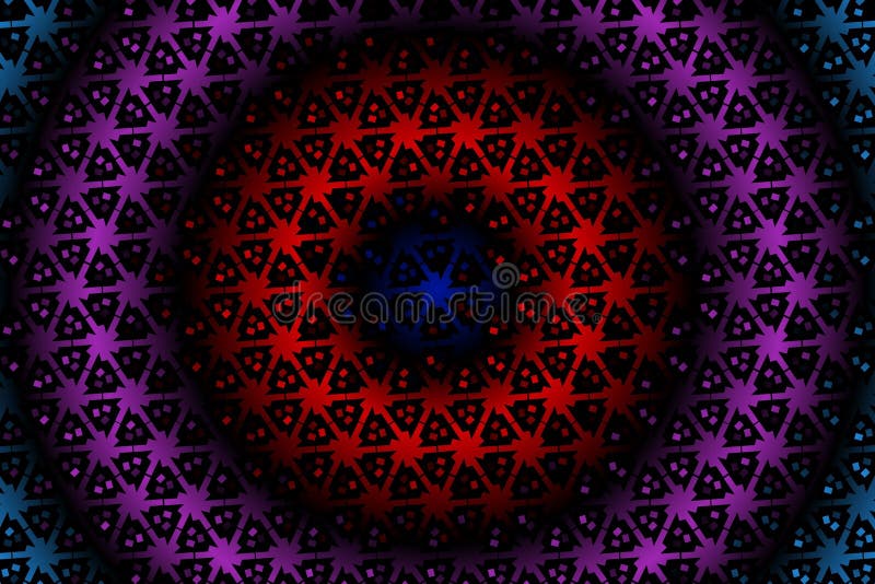 Colourful Gradient Circle Pattern of Traditional Batik Ethnic for ...