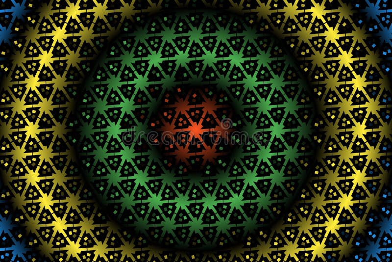 Colourful Gradient Circle Pattern of Traditional Batik Ethnic for ...