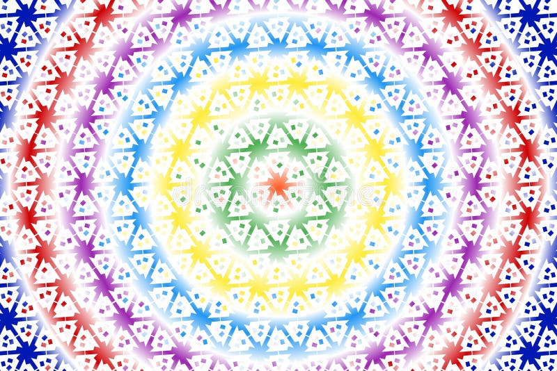 Colourful Gradient Circle Pattern of Traditional Batik Ethnic for ...