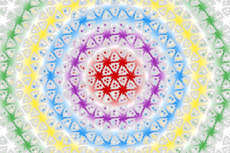 Colourful Gradient Circle Pattern of Traditional Batik Ethnic for ...