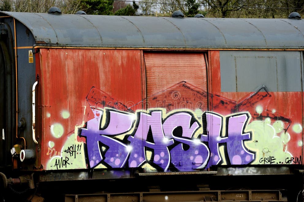 Colourful Graffiti editorial photo. Image of kash, colourful - 52348111