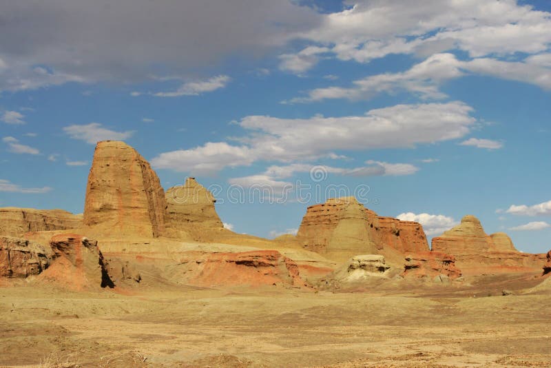 Colourful Ground and Clouds Stock Image - Image of erosion, mountains ...