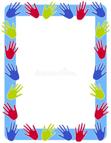 Hand Prints Border Stock Illustrations – 8,017 Hand Prints Border Stock Illustrations, Vectors ...