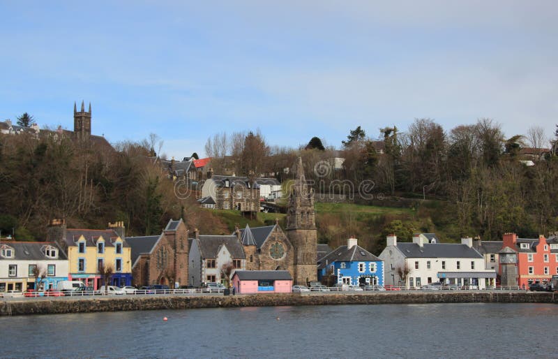 The Colourful Harbour at Tobermory, Isle of Mull, Scotland. Stock Photo ... The Colourful Harbour at Tobermory, Isle of Mull, Scotland. Stock Photo ...